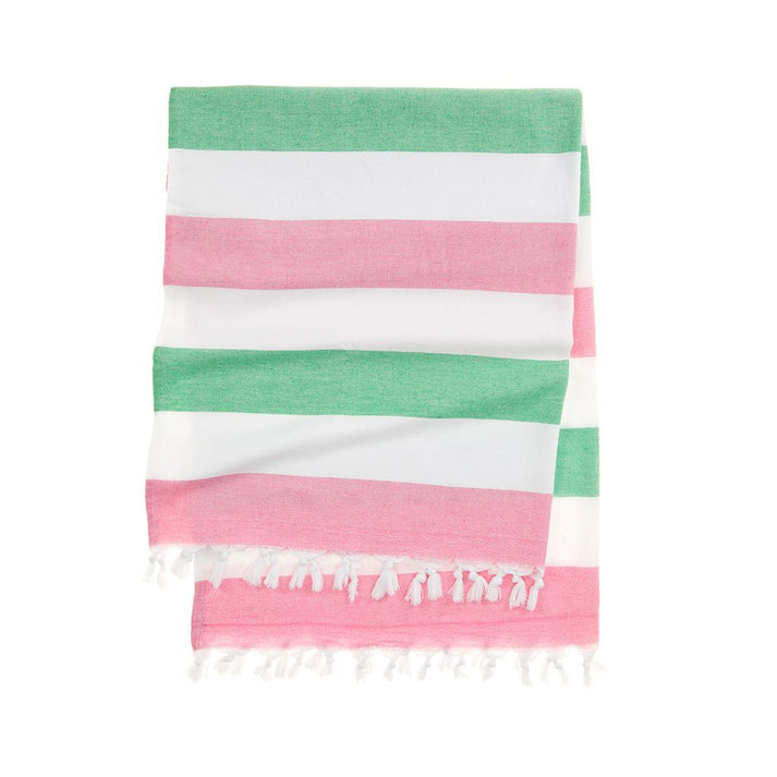 Turkish Beach Towel Soft Cotton Flat Weave with Terry Back and Stylish ...