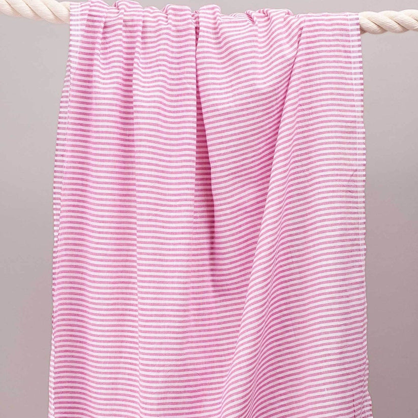 Santa Margherita Thin Turkish Beach Towel Soft Cotton Stylish Stripes ...